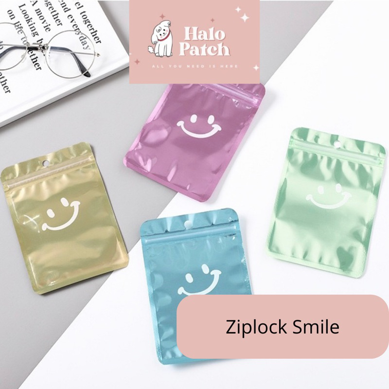 Jual HALO PATCH - PLASTIK ZIPLOCK GLOSSY WARNA | FANCY PLASTIK KLIP ...