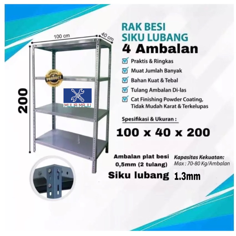 Jual Rak besi 4 susun multifungsi / rak tingkat 4susun serbaguna ...