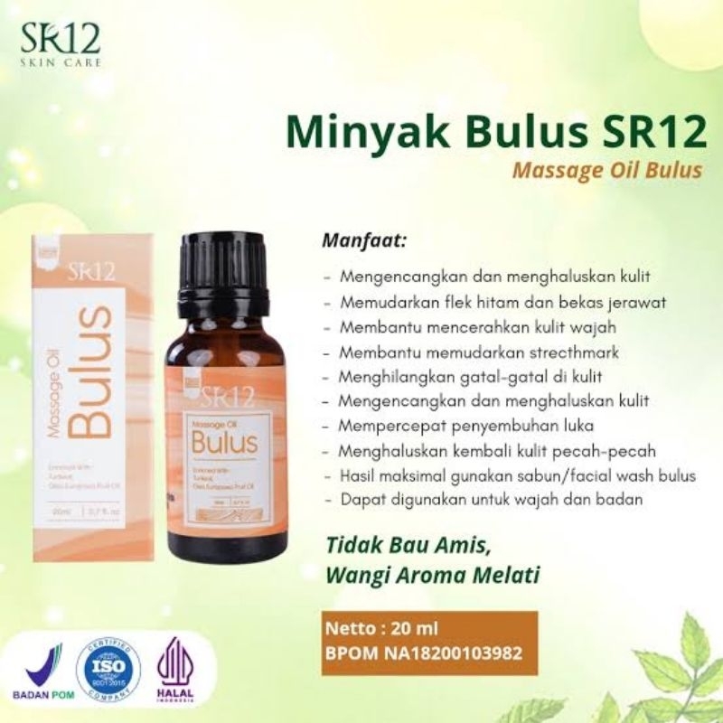 Jual SR12 Minyak Bulus Oil Asli Penghilang Stretch Mark Pencerah Kulit ...