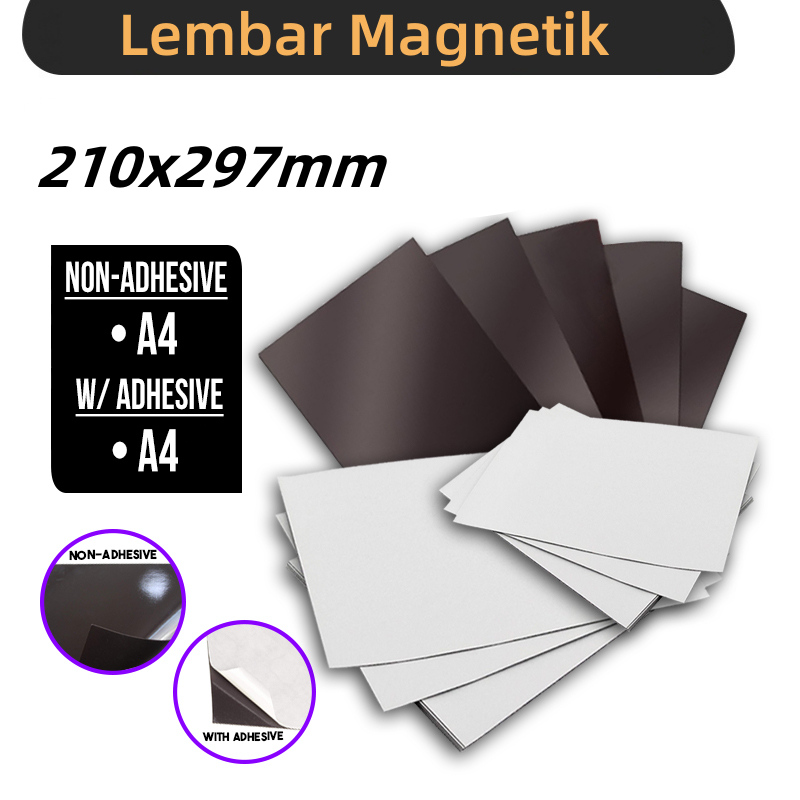 Jual Magnetic Sheet magnet sheet Ukuran A4 1mm (Polos atau Tanpa Stiker ...