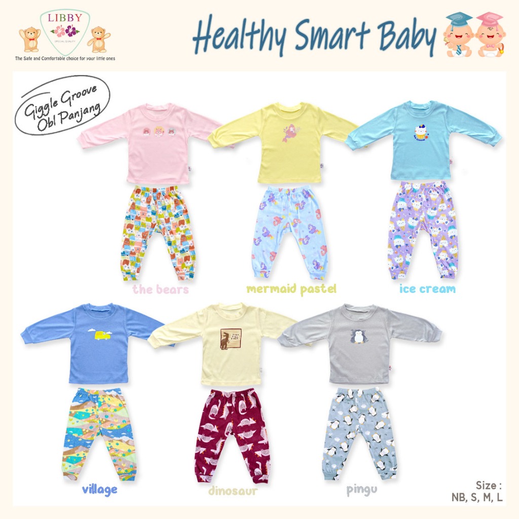 Jual Libby Giggles Groove | Libby Oblong Tipis | Setelan Panjang ... Jual Libby Giggles Groove | Libby Oblong Tipis | Setelan Panjang ...