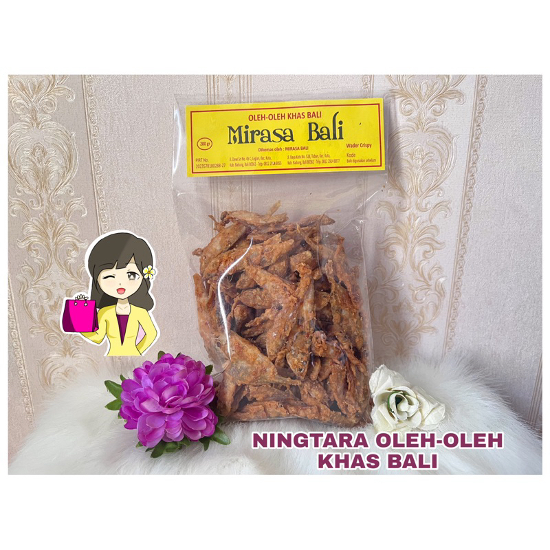 Jual IKAN WADER CRISPY MIRASA BALI OLEH-OLEH KHAS BALI | Shopee Indonesia