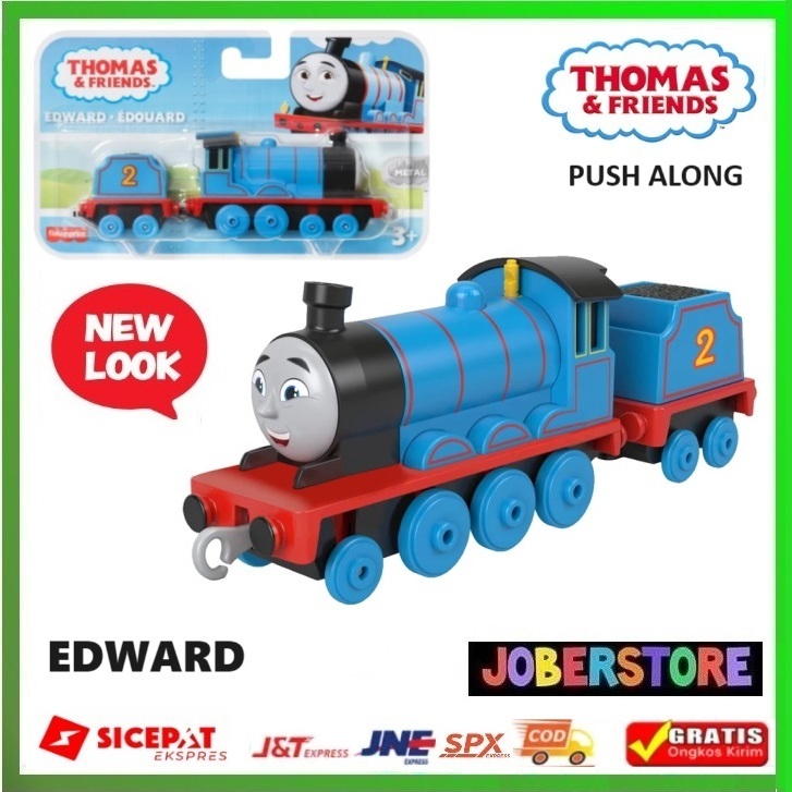 Jual Thomas & Friends Push Along All Engines Go / NEW LOOK - EDWARD ...