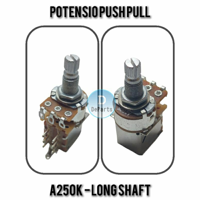 Jual Potensio Pushpull / Potentiometer Push Pull A250k | Shopee Indonesia