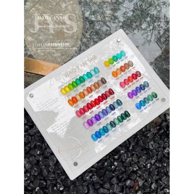 Jual READY STOCK JIAO YAN SHE RAINBOW JELLY 25 WARNA FREE DISPLAY COLOR ...