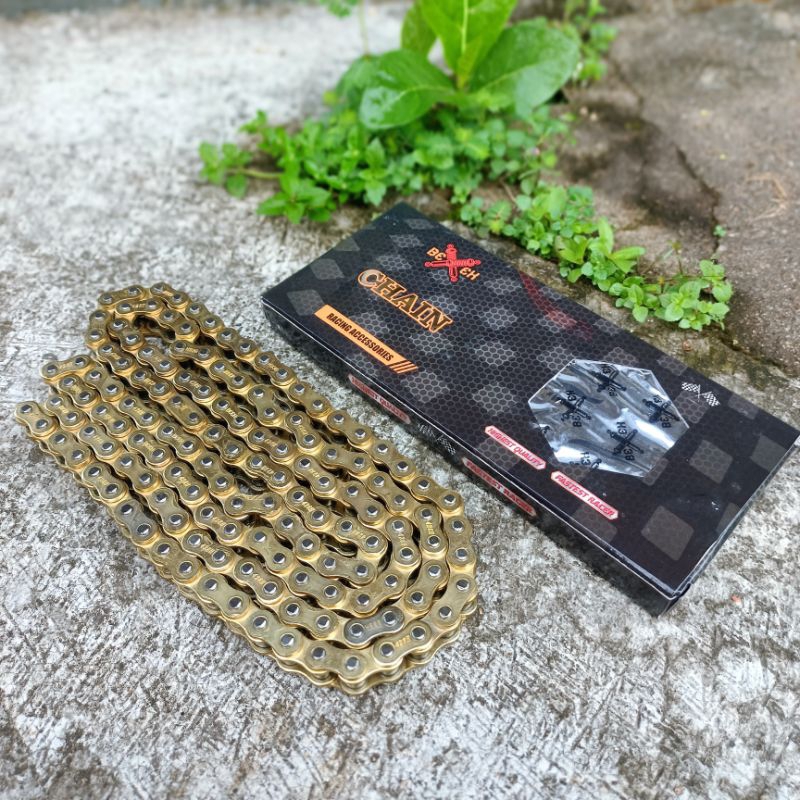Jual RANTAI GOLD UKURAN 428H - 140L Import Rante 428H - 140L Gold ...