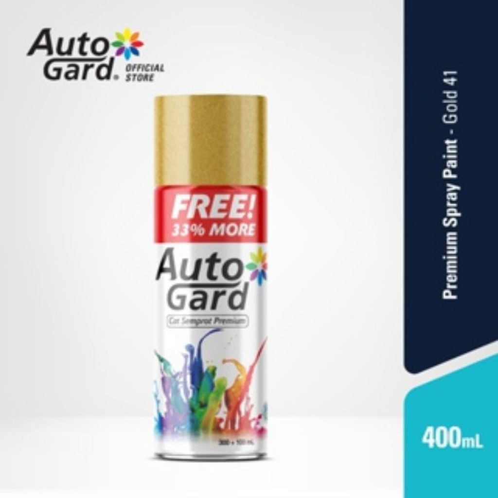 Jual Cat Semprot Autogard 400ml 41 Gold | Shopee Indonesia