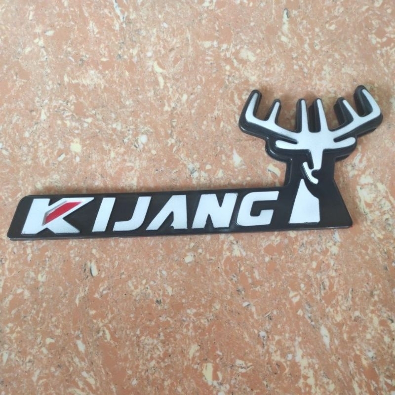 Jual emblem stiker logo kijang grand super royal plastik keras hitam ...