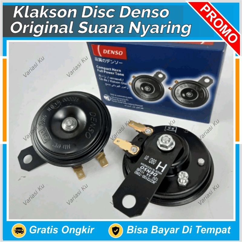 Jual KLAKSON DENSO DOUBLE DISC DUAL TONE ORIGINAL MOBIL MOTOR | Shopee ...