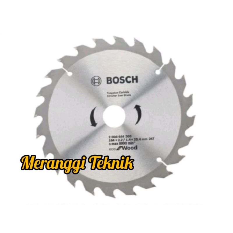 Jual id3481 Mata circular saw blade Bosch 7" 7 inchi x 24 T gergaji ...
