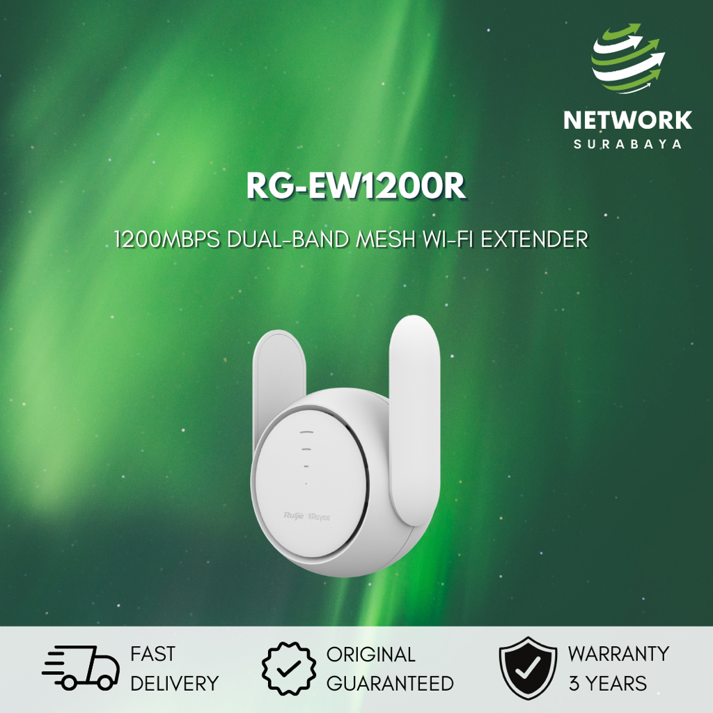 Jual RUIJIE REYEE RG-EW1200R 1200MBPS Dual-band Mesh Wi-Fi Extender ...