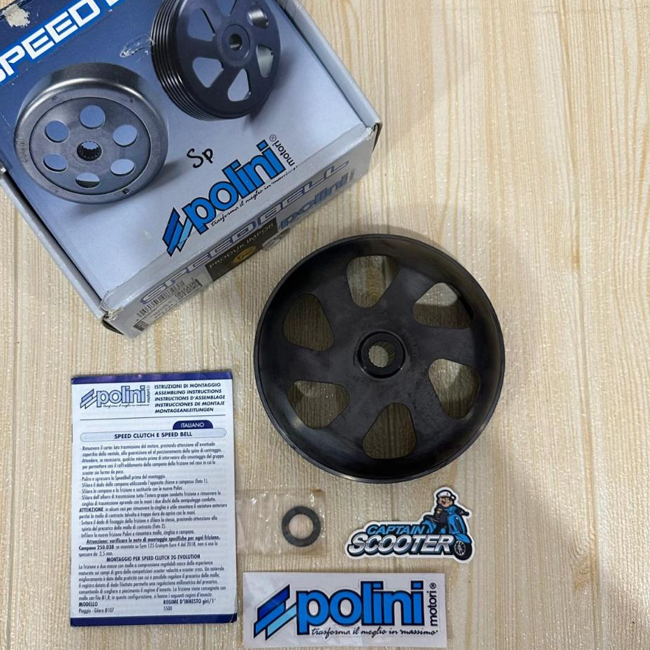 Jual Mangkok Kopling Ganda POLINI Speed Bell Vespa Sprint Primavera GTS ...