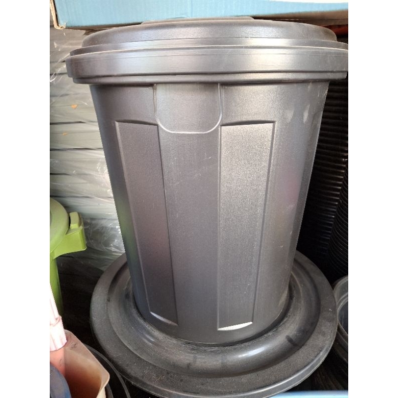 Jual Tong Kuat 40 Liter Hitam / Tong Air 40 Liter / Tong Sampah 40 ...