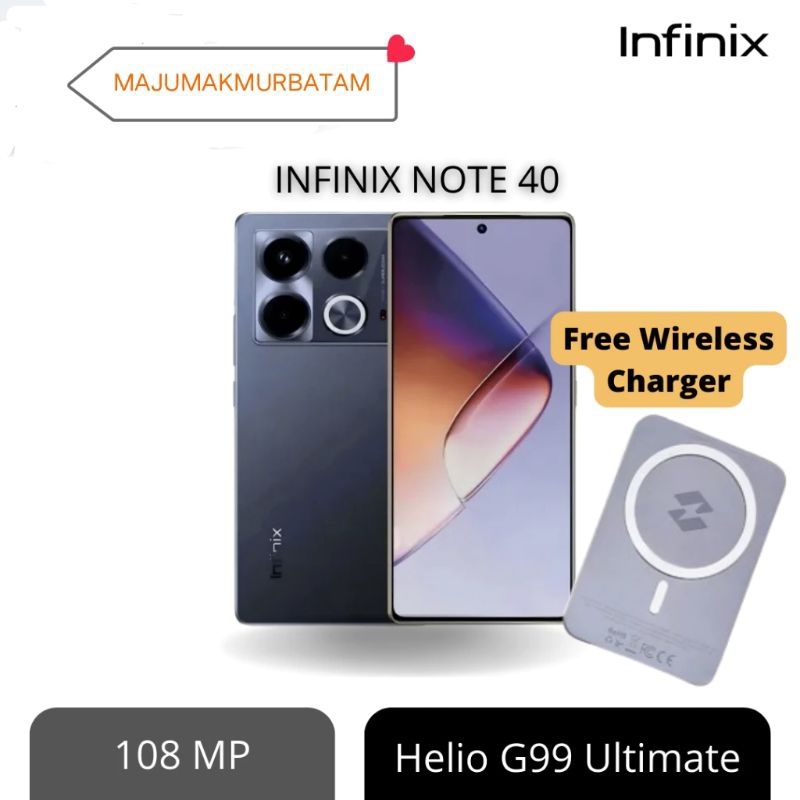 Jual INFINIX NOTE 40 LTE RAM 8+8/256GB BLACK CAMERA 108MP FAST CHARGE 45W PROCESSOR HELIO G99 ...