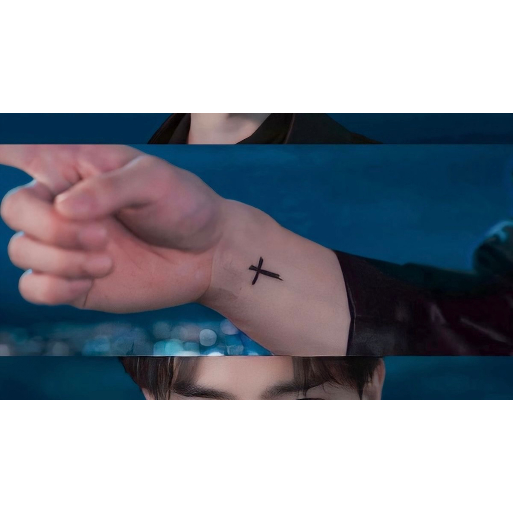 Jual TATEMPO Tato Temporer Bahan Tattoo Paper Anti Air - MY DEMON/CROSS ...