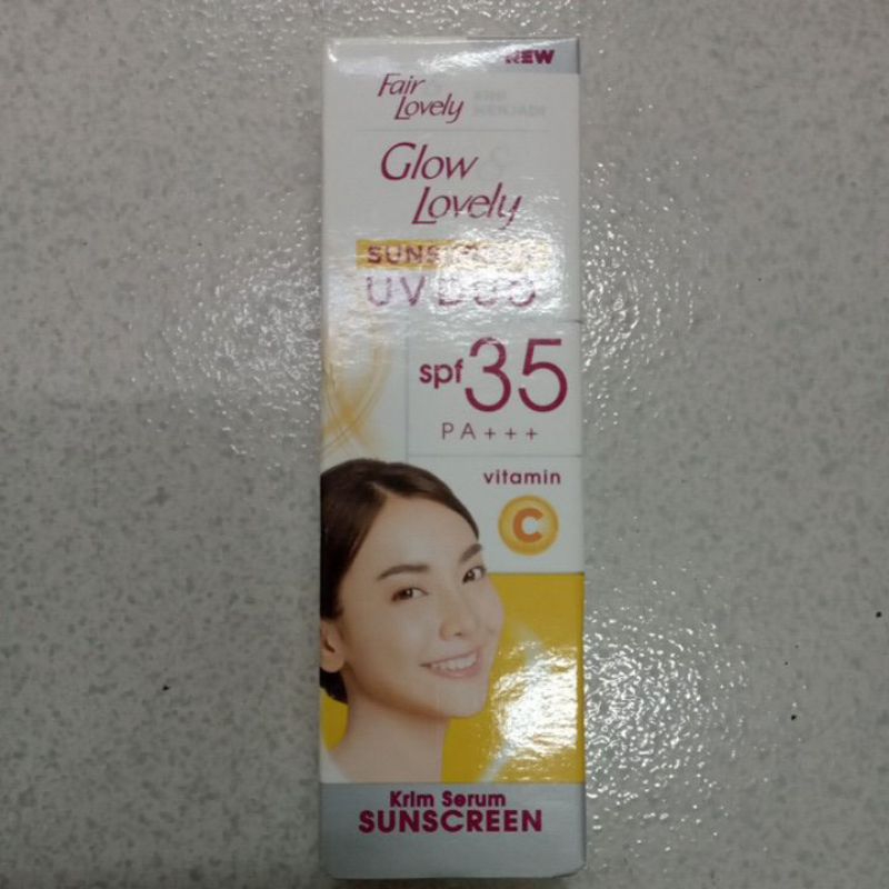 Jual Glow & Lovely Ultimate UV Duo Krim Vit C & Niacinamide Sunscreen SPF 35 PA+++ [20 gr ...