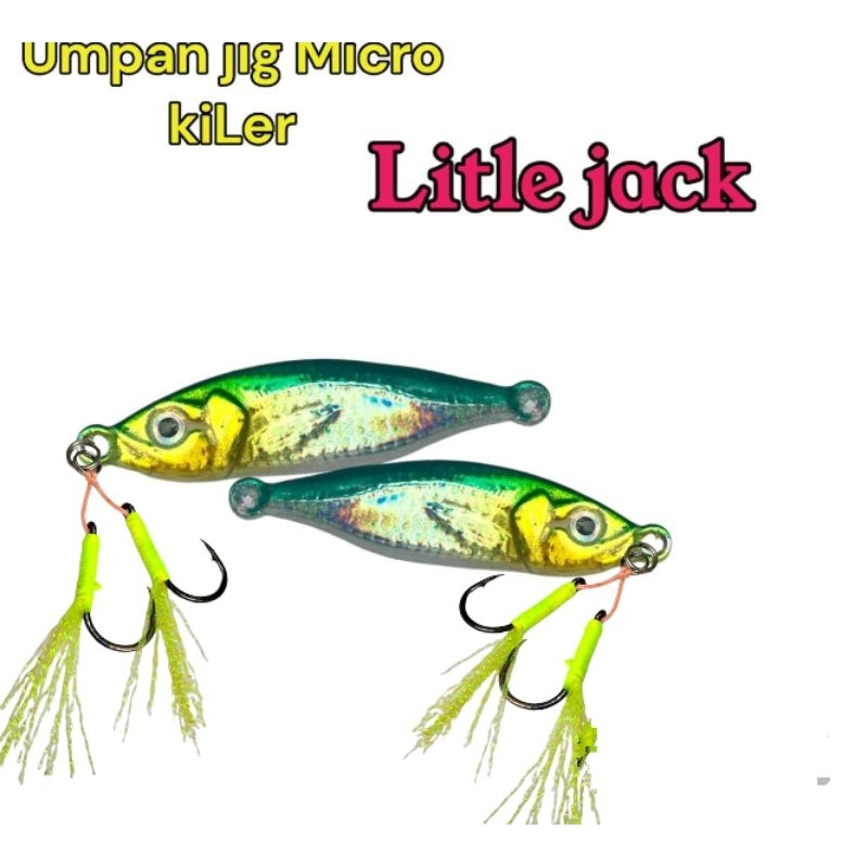 Jual umpan micro jig 10g seat kail asist hoks micro jig litle jack ...