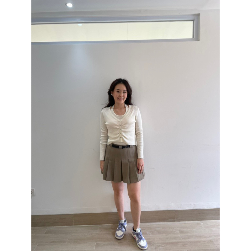 Jual Nineties Studio - Knit combination halter and cardigan (1 Set ...