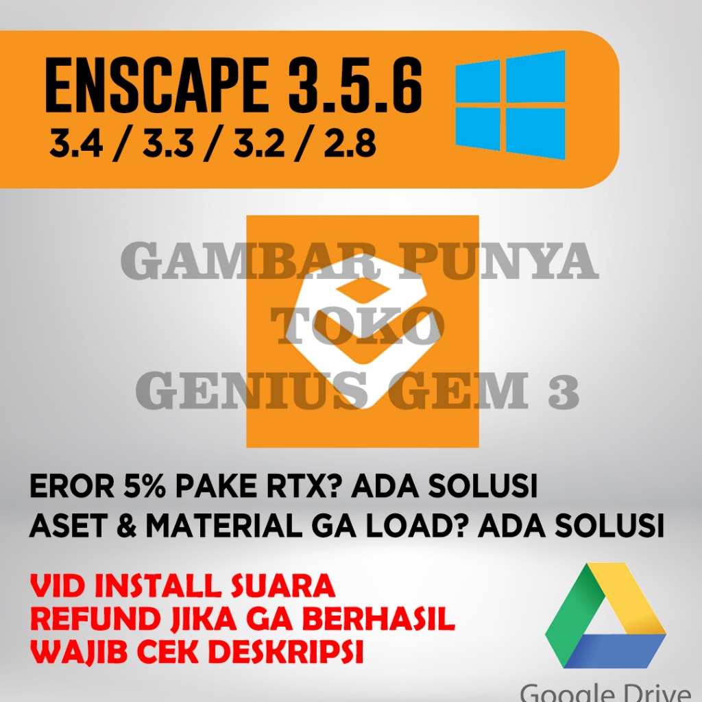 Jual Enscape Terbaru WIN | Shopee Indonesia Jual Enscape Terbaru WIN | Shopee Indonesia
