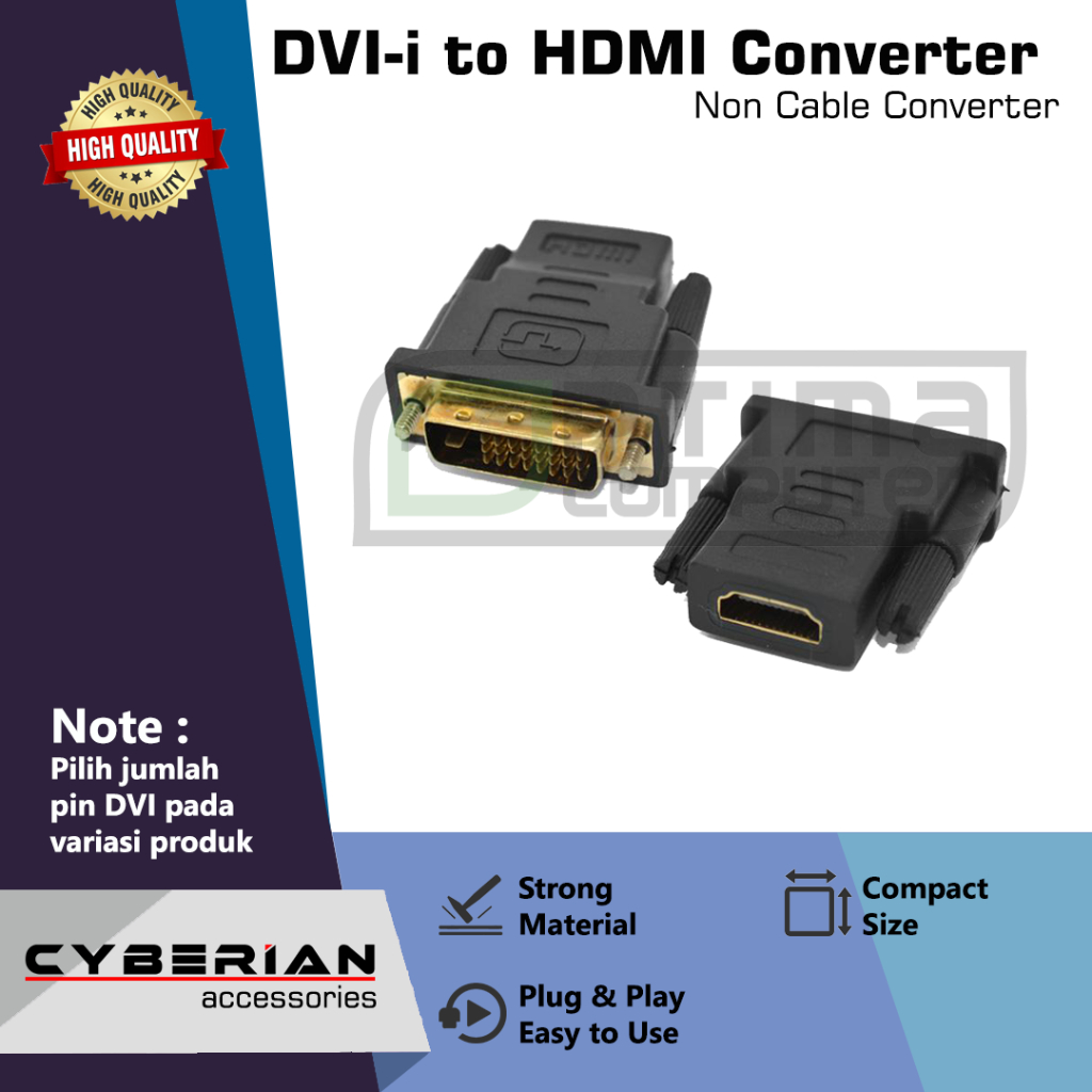 Jual DVI-I to HDMI Converter | Shopee Indonesia