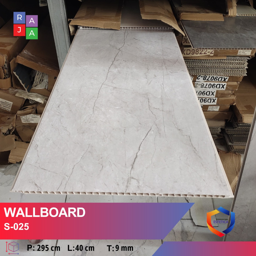 Jual Wallboard PVC / Dinding PVC Motif Marmer Panjang 2,9 Meter Harga ...