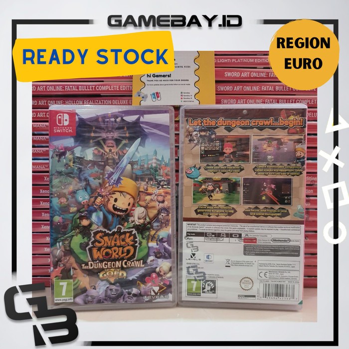 Jual Nintendo Switch Snack World The Dungeon Crawl Gold | Shopee Indonesia