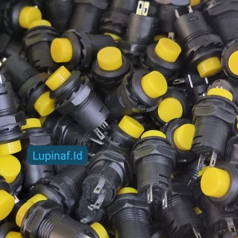 Jual PUSH ON 2P BUTTON SWITCH BULAT 2 PIN WARNA 2PIN | Shopee Indonesia
