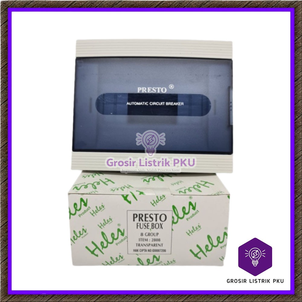 Jual Box MCB Presto 8 Group 8 Grup 8G Tempat Fuses MCB Heles Original ...