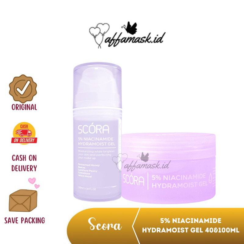 Jual SCORA 5% NIACINAMIDE HYDRAMOIST GEL 100ML DAN 40ML SCORA ...