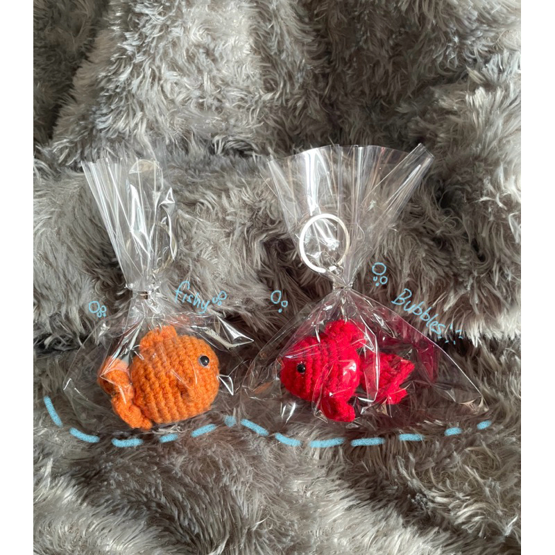 Jual Crochet fish || crochet ikan || gantungan kunci ikan || crochet ...