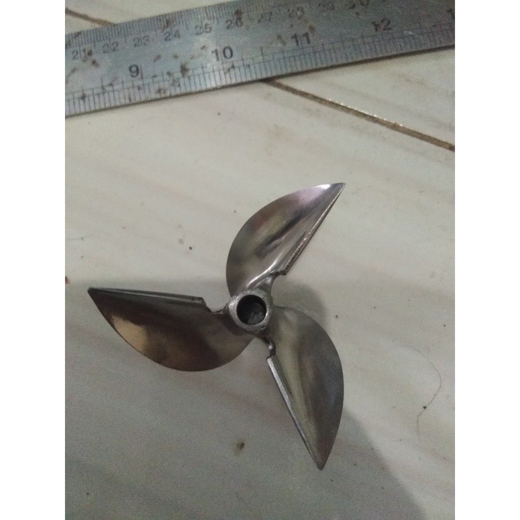 Jual 3 Blade Dawut Hydro Prop Rcboat Kapal Rc | Shopee Indonesia