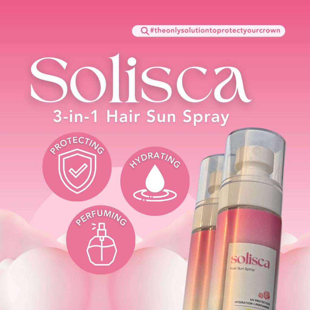 Jual Solisca - 3 in 1 Hair Sun Spray | Melindungi Rambut dari Sinar UVA ...