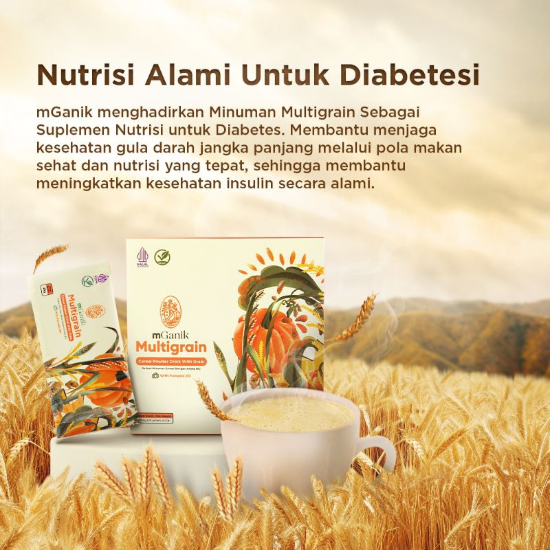 Jual 10 Sachet MGANIK MULTIGRAIN ORIGINAL - M GANIK MENGATASI GULA ...