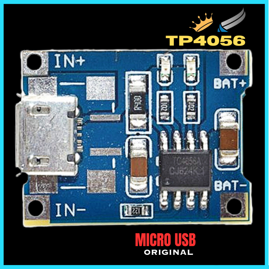 Jual Modul Powerbank Tp4056 Micro USB Charger 18650 | Shopee Indonesia