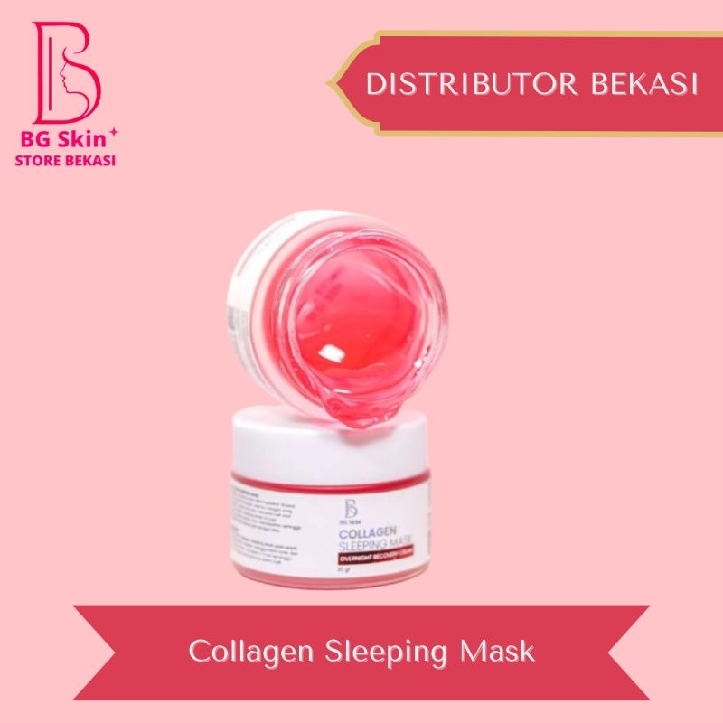 Jual COLLAGEN SLEEPING MASK BG SKIN | Shopee Indonesia