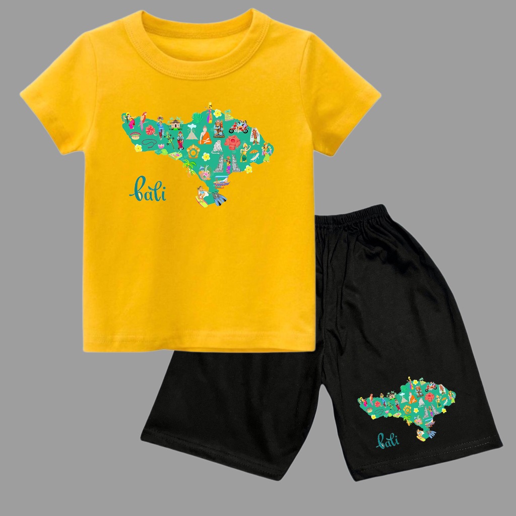 Jual SETELAN KOMBINASI WANRA CELANA DAN KAOS OBLONG ANAK CEWEK COWOK ...