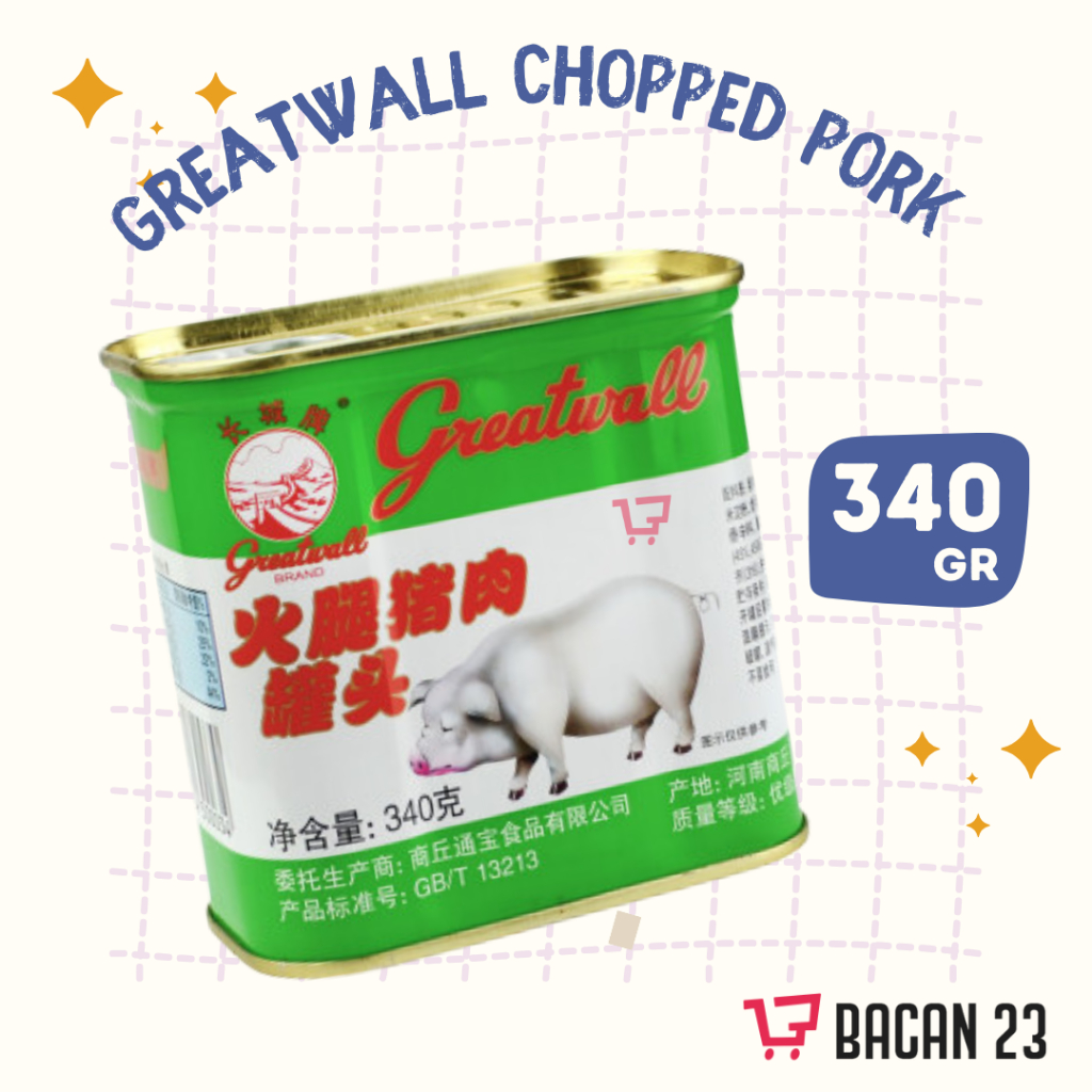 Jual Greatwall Chopped Pork & Ham (340 gr) / Daging Babi Cincang ...