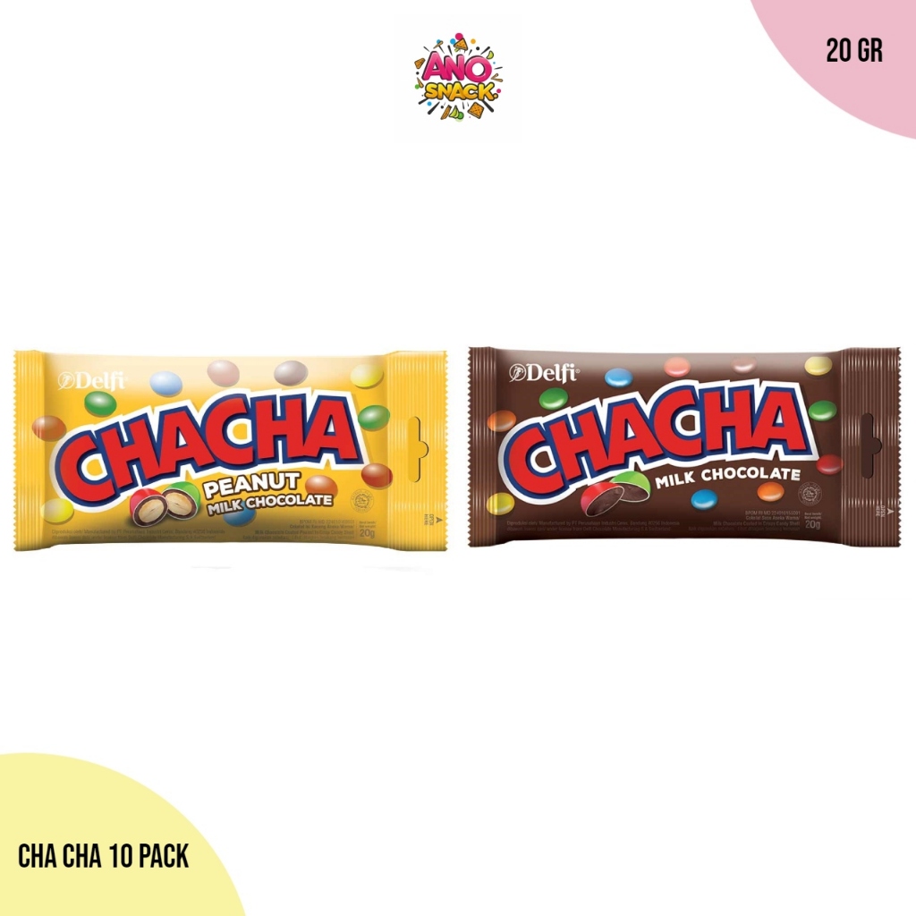 Jual PERMEN CHACHA CHOCOLATE / PEANUT (10 PACK) | Shopee Indonesia