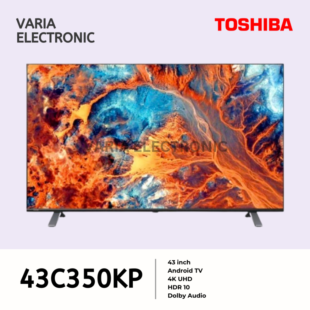 Jual LED TV TOSHIBA 43 Inch 43C350KP 4K UHD Android TV | Shopee Indonesia