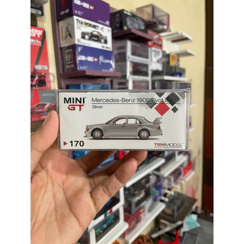 Jual MINI GT MERCEDES-BENZ 190E SILVER | Shopee Indonesia