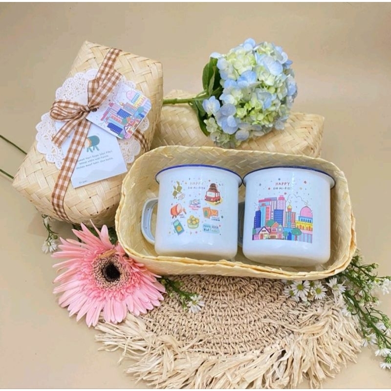 Jual PO GELAS ENAMEL CUSTOM ISI 2 | Shopee Indonesia