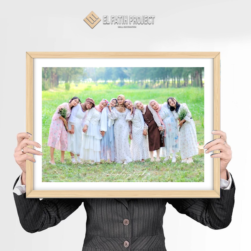 Jual CETAK POTO + BINGKAI PAPAN MDF 40X30CM | Shopee Indonesia