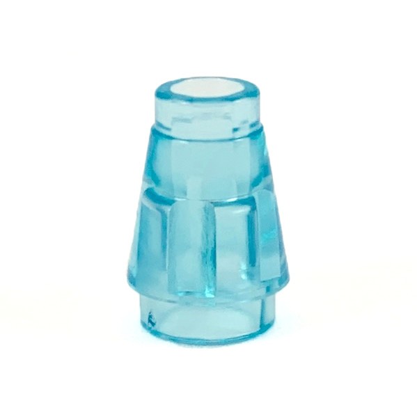 Jual Lego Trans Light Blue Part 4589b Cone 1 x 1 with Top Groove ...