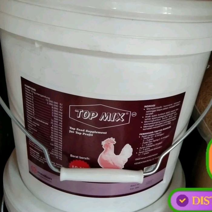 Jual Mineral Ayam Top Mix 10 Kg (Kaleng) | Shopee Indonesia