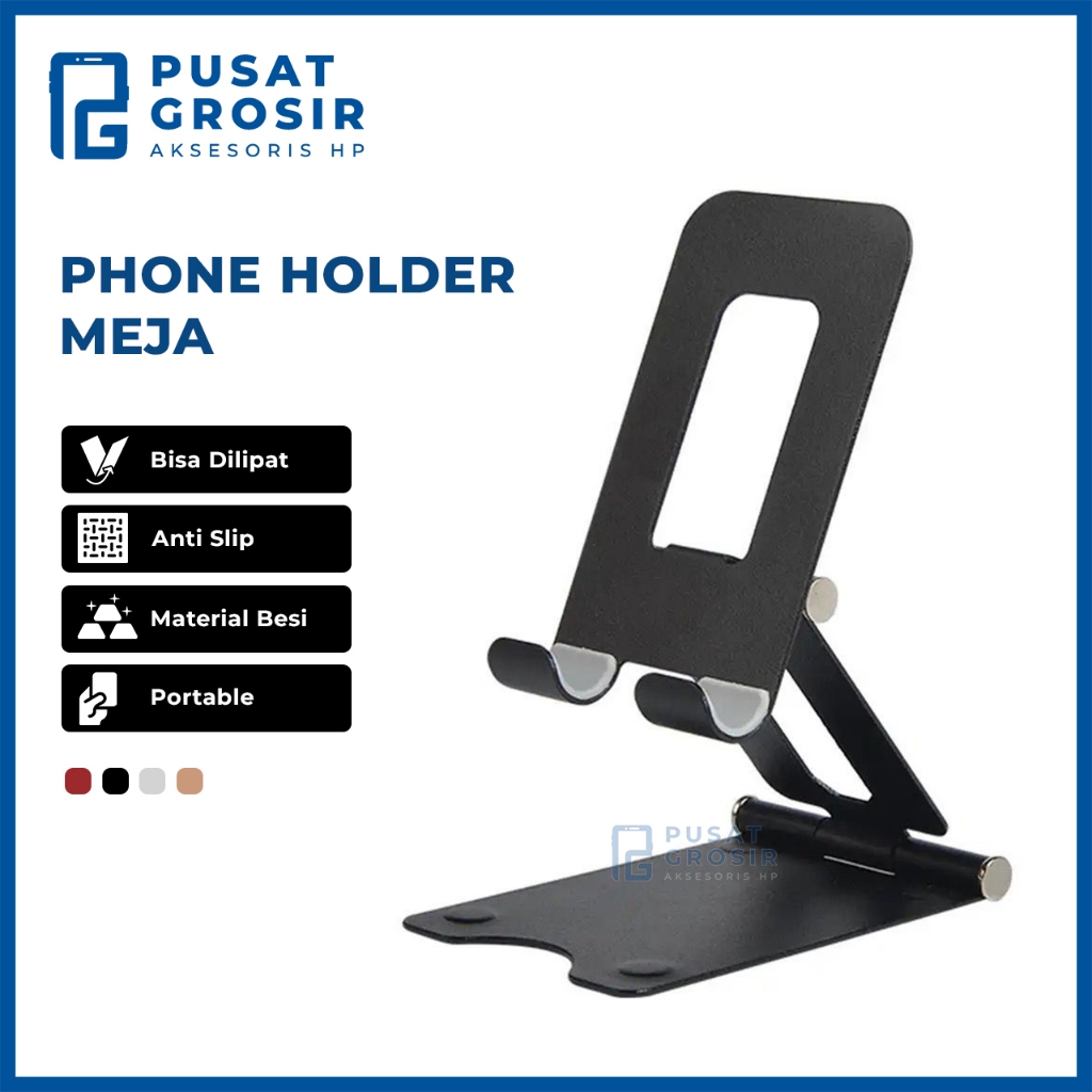 Jual Holder Meja A30 Besi Phone stand Handphone dudukan hp alat ...
