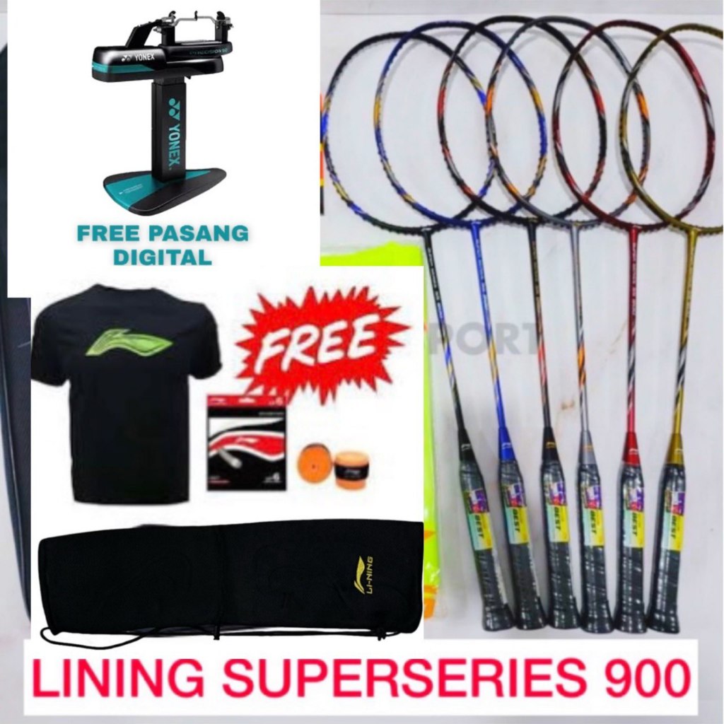 Jual Raket Badminton Lining SuperSeries 900 Super Series SS SS900 ...