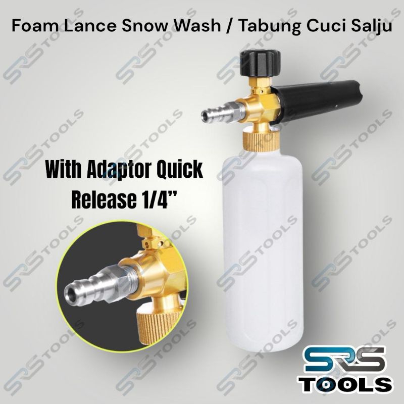 Jual Botol Tabung Shampo Sabun Jet Cleaner / Foam Lance Snow Quick ...