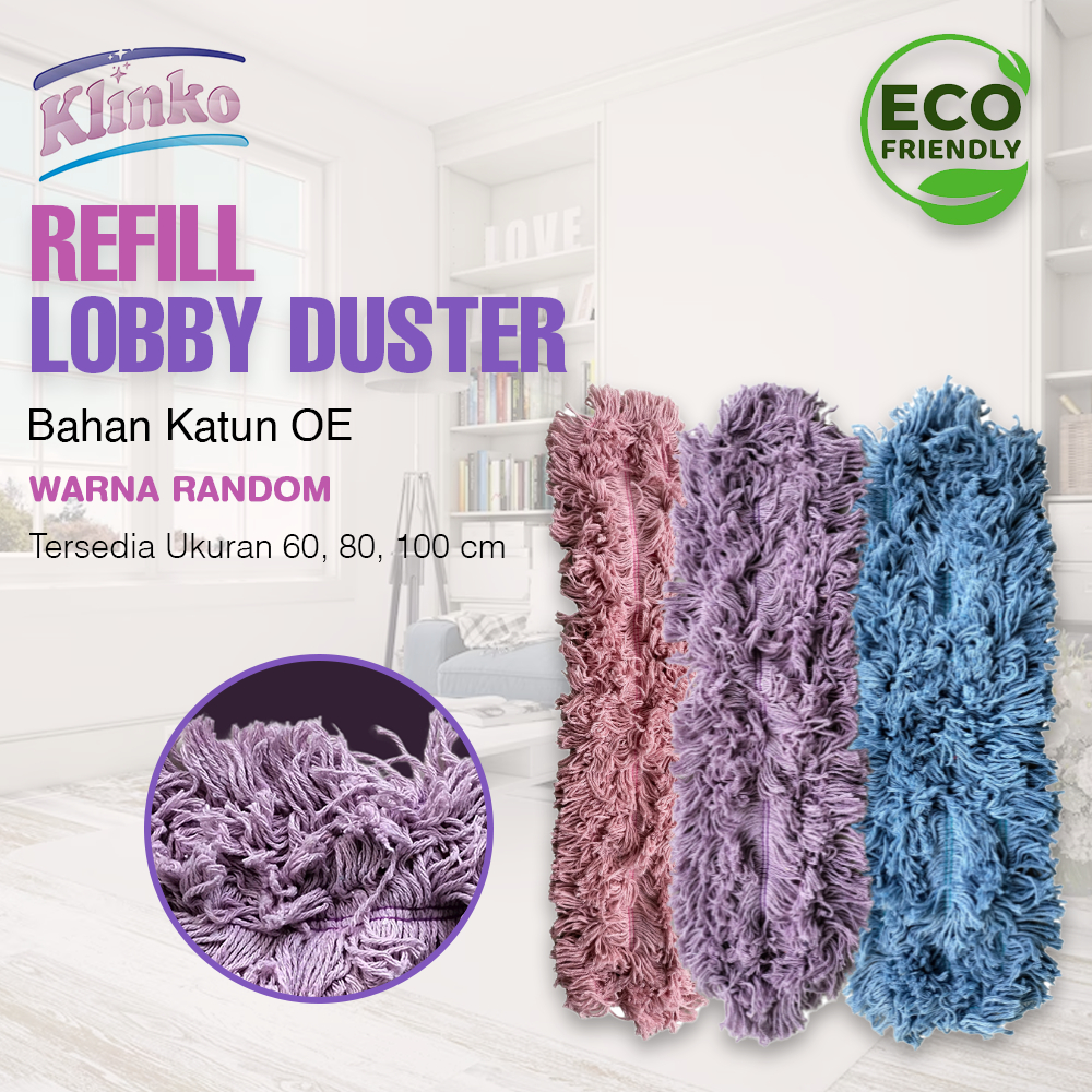 Jual Myhomey Refill Mop Lobby Duster OE Color Pel Lantai Kantor 60 80 ...