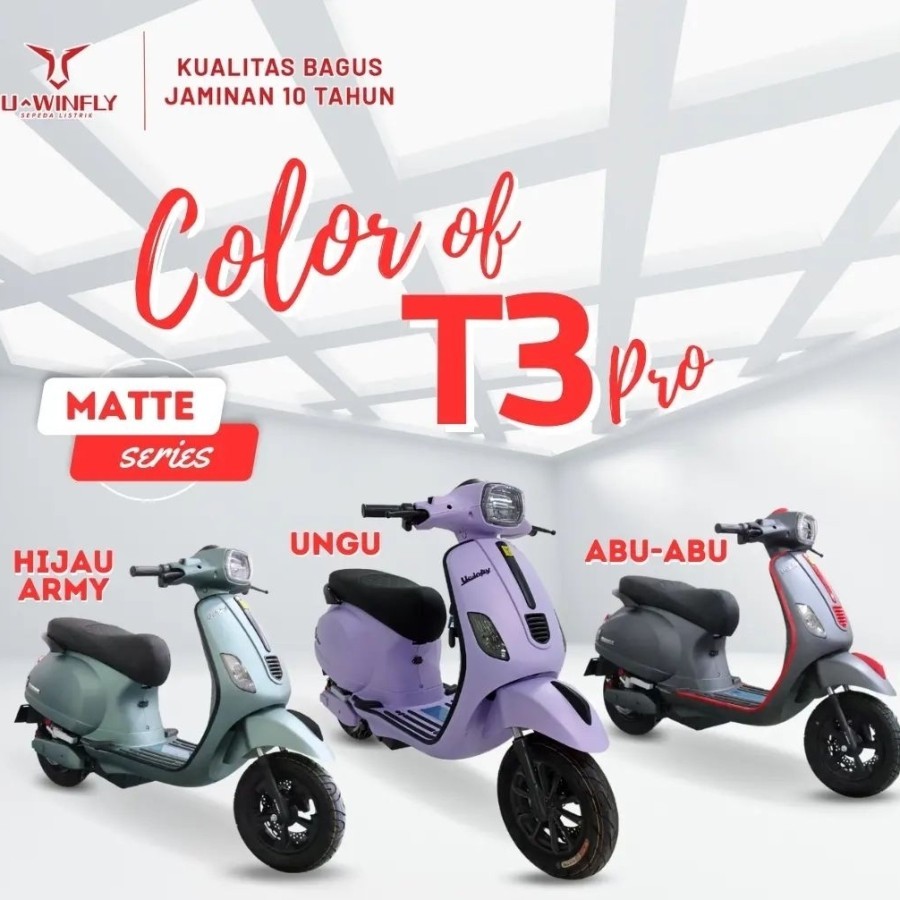 Jual Sepeda Motor Listrik Uwinfly Tipe T3s Pro Original | Shopee Indonesia