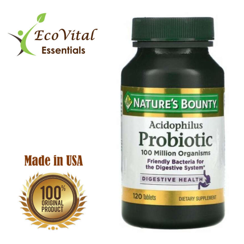 Jual Probiotik Acidophilus Probiotic Nature's Bounty, 120 tablets ...